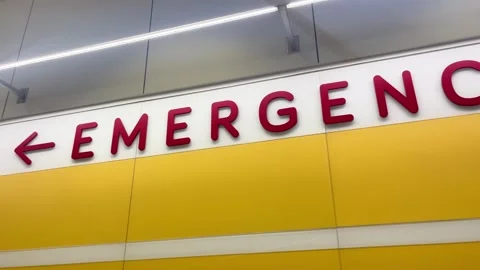 Emergency Room Sign Stock Footage ~ Royalty Free Stock Videos | Pond5