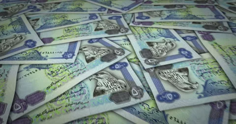 Emirates Dirham Dubai banknote flying ov... | Stock Video | Pond5