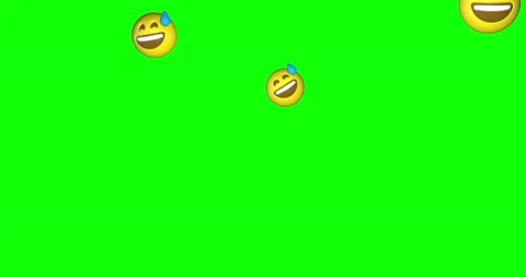Emoji emoticon face of sweet smile happi... | Stock Video | Pond5