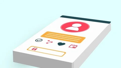 Emoji icons with address book in the bac... | Stock Video | Pond5