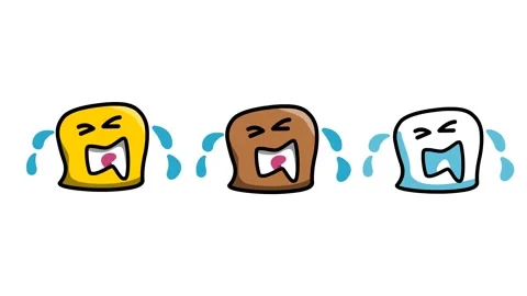 emojis Sketch and 2d animation, tears, c... | Stock Video | Pond5