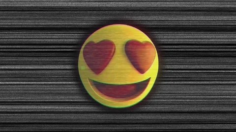 Emoticon on grey background | Stock Video | Pond5