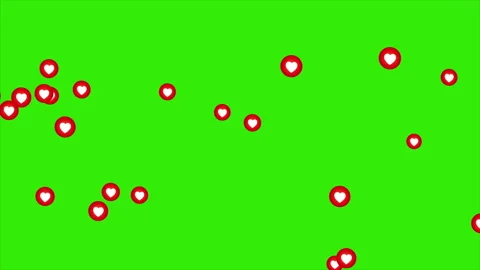 Emoticon Love with green screen backgro... | Stock Video | Pond5