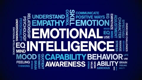 Emotional intelligence animated word clo... | Stock Video | Pond5