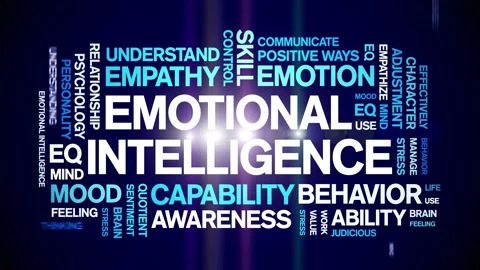 Emotional intelligence animated word clo... | Stock Video | Pond5