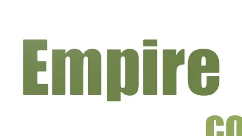 Empire Animated Flat Word Cloud On White... | Stock Video | Pond5