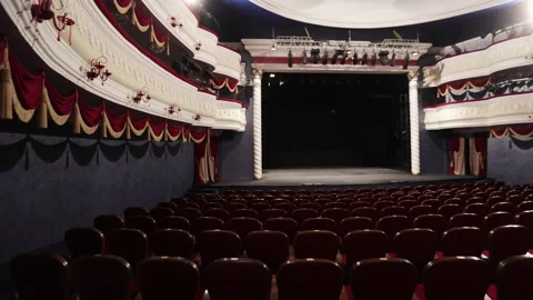 Empty auditorium of Ekiyat Puppet Theate... | Stock Video | Pond5