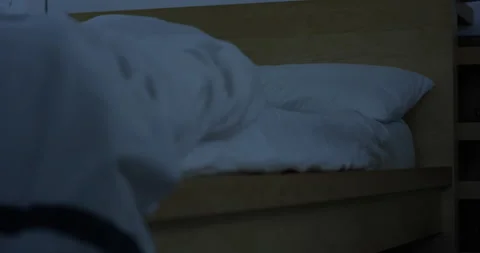 Empty Bedroom Night Stock Footage ~ Royalty Free Stock Videos | Pond5