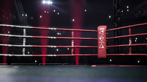 empty boxing arena 4k video with crowd a... | Stock Video | Pond5