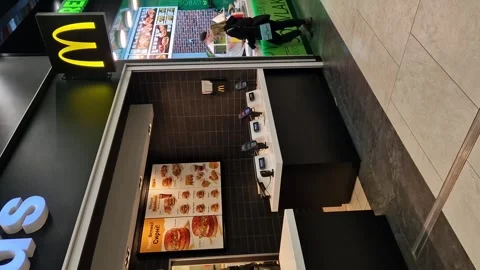 Empty cash register of McDonald's restau... | Stock Video | Pond5