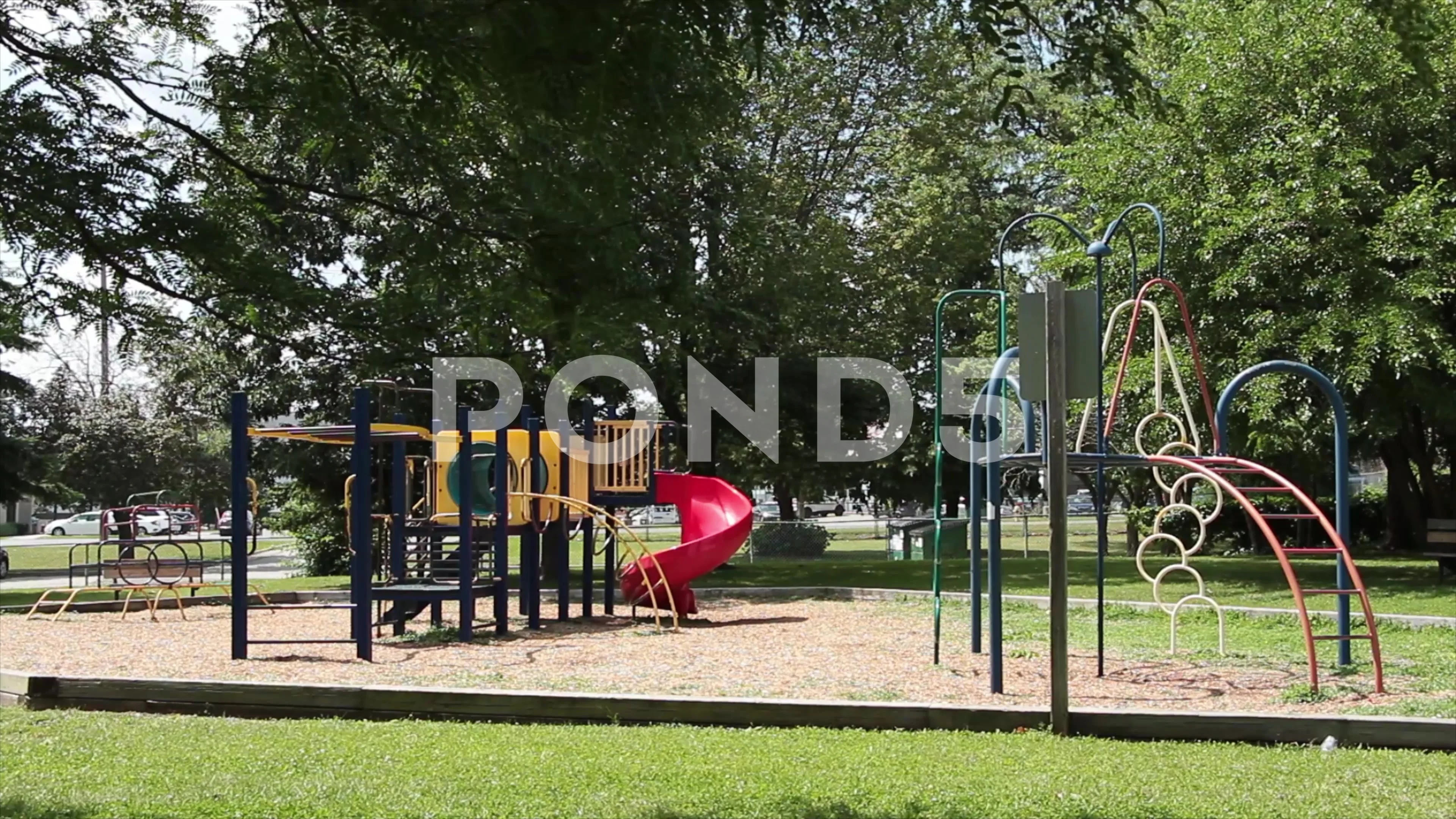 Empty School Playground