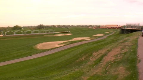 Empty golf course secluded resort exclus... | Stock Video | Pond5