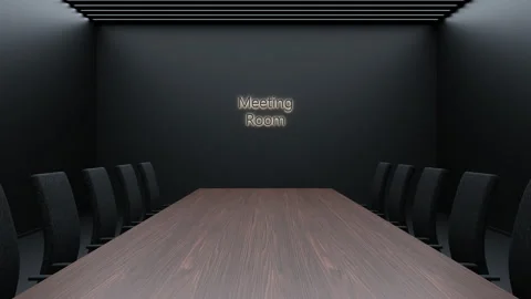 Empty Meta Meeting Room | Stock Video | Pond5