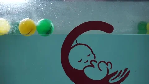 Empty Newborn Swimming Baby Bath Spa Poo... | Stock Video | Pond5