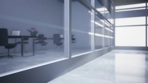 Empty Office Window Stock Video Footage | Royalty Free Empty Office ...