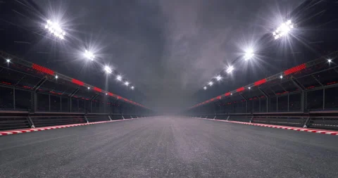 F1 Racing Night Stock Footage ~ Royalty Free Stock Videos | Pond5