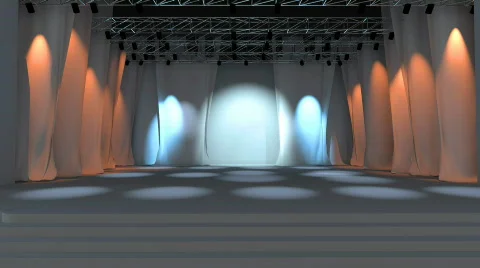 Empty stage animation | Stock Video | Pond5