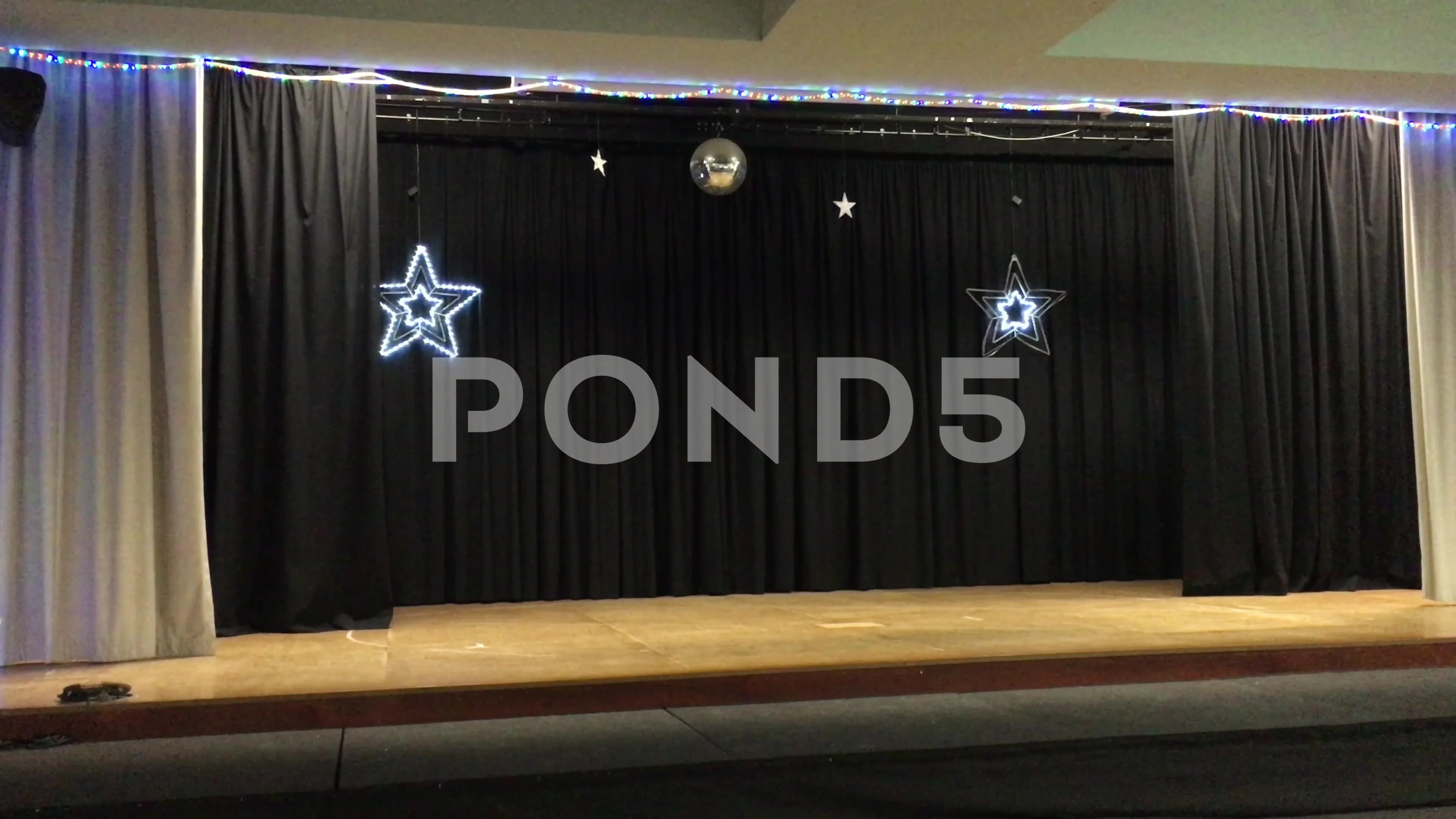 Empty School Stage