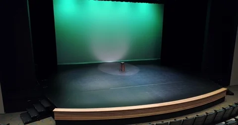 Empty stool kept on the stage 4k | Stock Video | Pond5