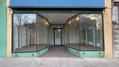Empty Storefront | Stock Video | Pond5
