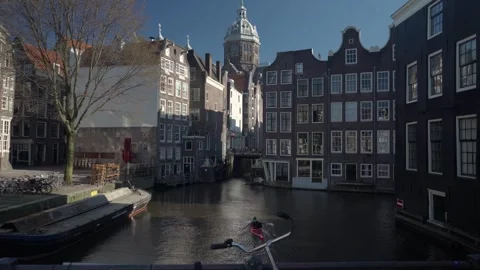 Empty street of De Wallen red light dist... | Stock Video | Pond5