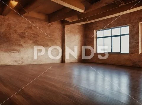 Empty warehouse wall or commercial area, industrial background Stock ...