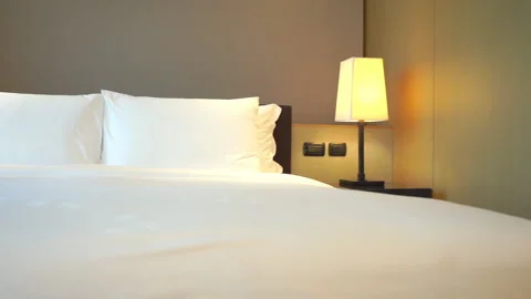 Empty Bedroom Night Stock Footage ~ Royalty Free Stock Videos | Pond5