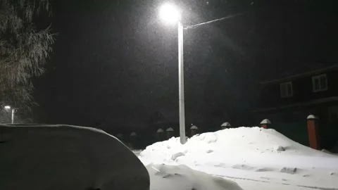 Empty Street Night Winter Stock Videos – Royalty-Free HD & 4K Videos