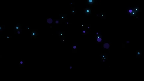 Enchanted Blue Purple Dust - Magical Par... | Stock Video | Pond5