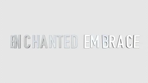 Enchanted embrace 3D title animation met... | Stock Video | Pond5