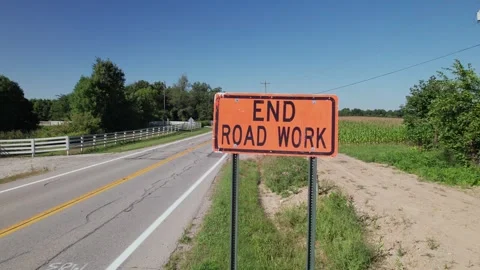 Roadblock Work Stock Footage ~ Royalty Free Stock Videos | Pond5