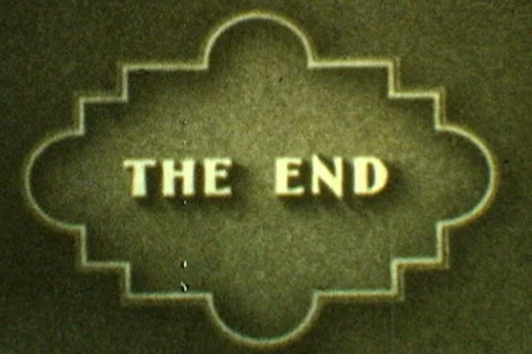 Vintage The End Stock Videos – Royalty-Free HD & 4K Videos | Pond5