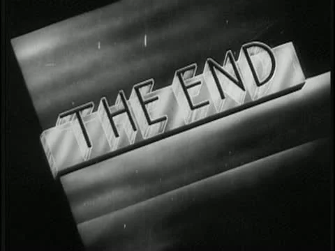 "THE END" - Vintage Retro Art Deco Title... | Stock Video | Pond5