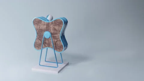 Endless animation. Ball roll on the loop... | Stock Video | Pond5