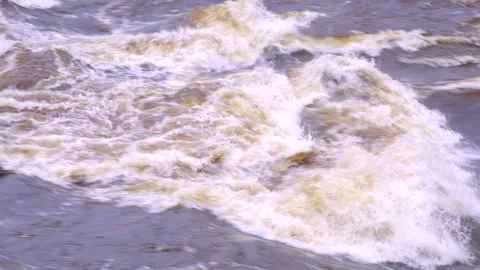 Endless forms of water: turbulent flow o... | Stock Video | Pond5