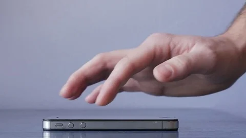 Endless scrolling on a smartphone social... | Stock Video | Pond5