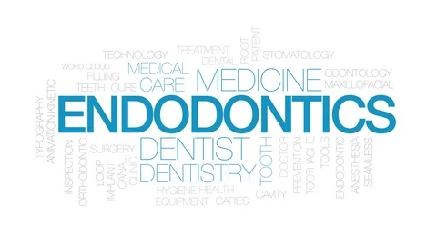 Endodontics animated word cloud, text de... | Stock Video | Pond5