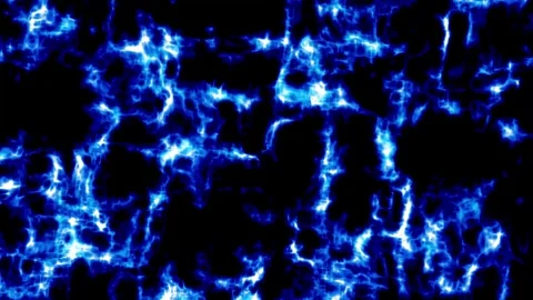 Energy effect animation. Blue color elec... | Stock Video | Pond5