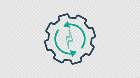 Energy efficiency animated icon. animate... | Stock Video | Pond5