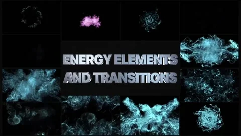Energy Elements And Transitions | After Effects ~ After Effects #159979310