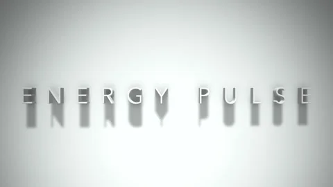 energy pulse 3D title animation white te... | Stock Video | Pond5
