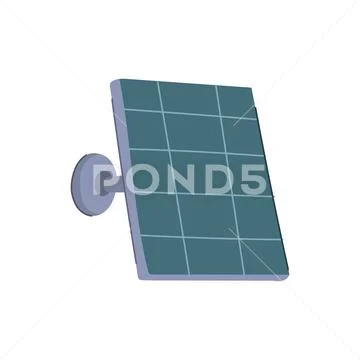 Energy solar panel cartoon vector illustration: Royalty Free #274728018