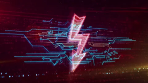 Energy symbol abstract loopable animatio... | Stock Video | Pond5