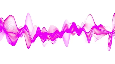Energy waves. Audio waves. Abstract moti... | Stock Video | Pond5