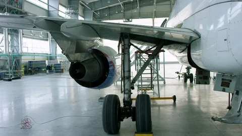 Jet Maintenance Stock Footage ~ Royalty Free Stock Videos | Pond5