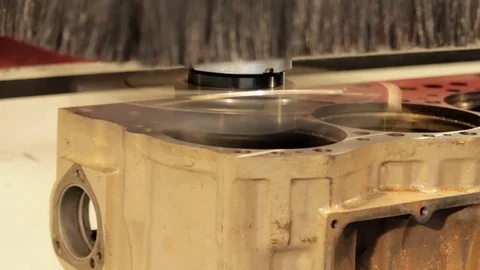 engine block repair process. internal co... | Stock Video | Pond5
