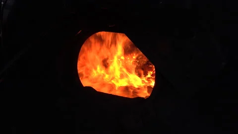 Engine fire of steam Train close up old ... | Stock Video | Pond5