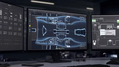 Engine Prototype Developed In Advanced U... | Stock Video | Pond5