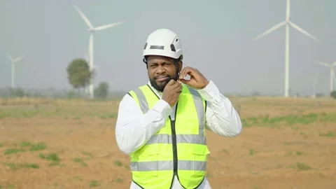 Engineer african american man uniform we... | Stock Video | Pond5