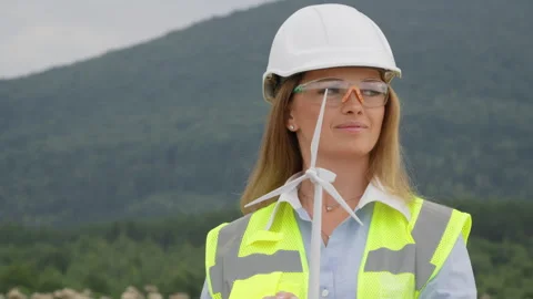 Engineering prowess for a green future: ... | Stock Video | Pond5